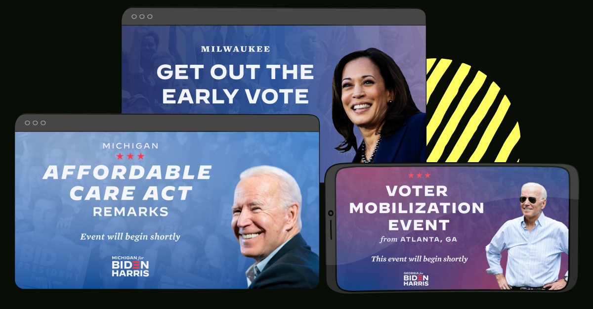 Biden Campaign Used Brandlive for 2020 Virtual Campaign Trail